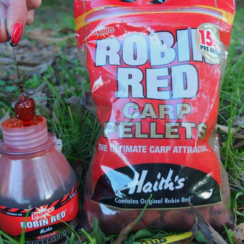 Dynamite Baits Robin Red Pellets Pre-Drilled 900g - £5.99