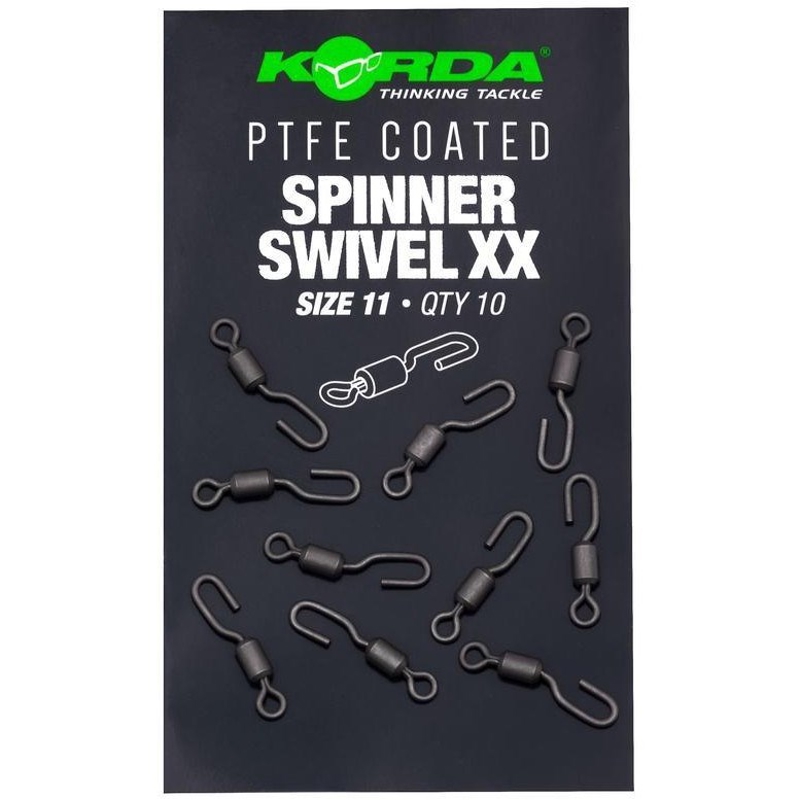 Korda PTFE Spinner Swivels - £5.49