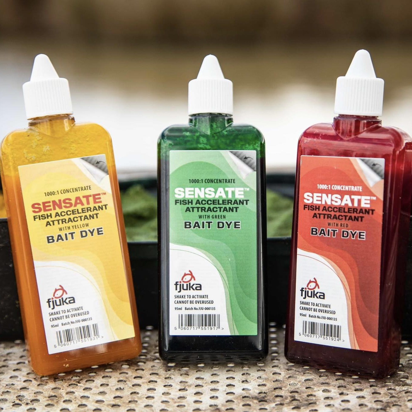 Fjuka Sensate Fish Accelerant Bait Dyes 95ml - £14.95