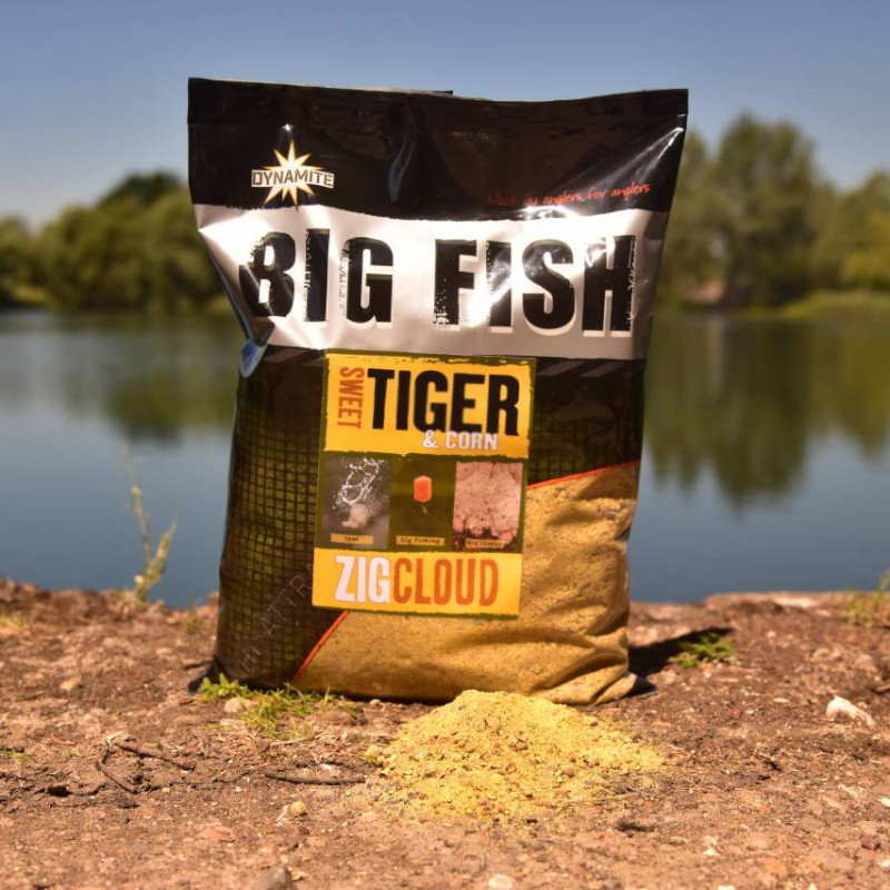 Dynamite Baits Big Fish Sweet Tiger & Corn Zig Cloud 1.8kg - £11.25