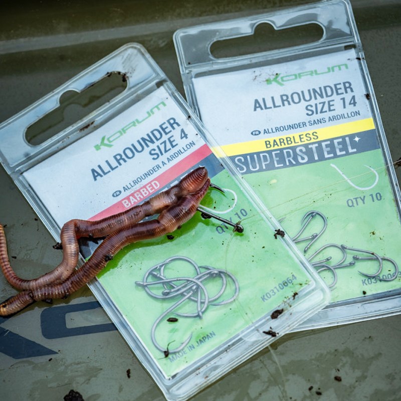 Korum Supersteel Allrounder Hooks - £1.99