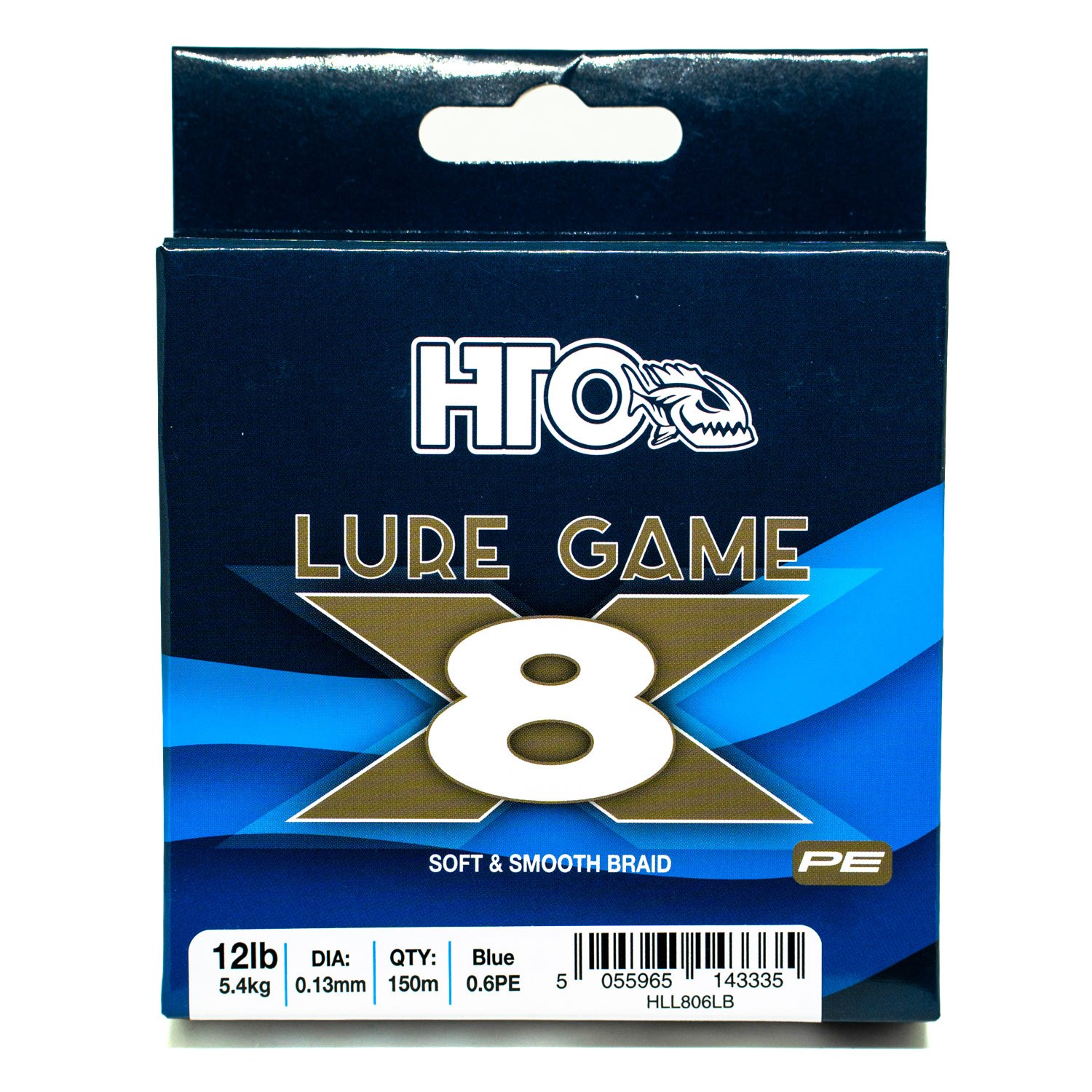 HTO Lure Game X8 Soft & Smooth Braid 150m - £15.99