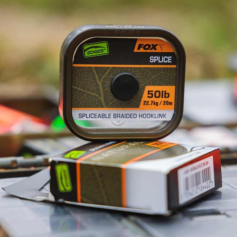 Fox Edges Naturals Splice Hooklength 20m - £8.99