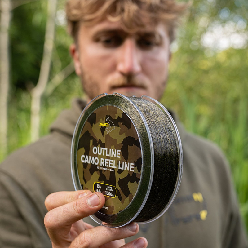 Avid Carp Outline Camo Reel Line 1000m - £22.99