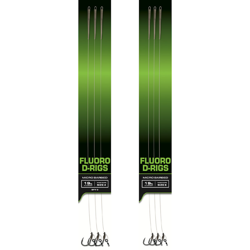 Fox Carp Ready Fluoro D-Rig Rigs - £4.99