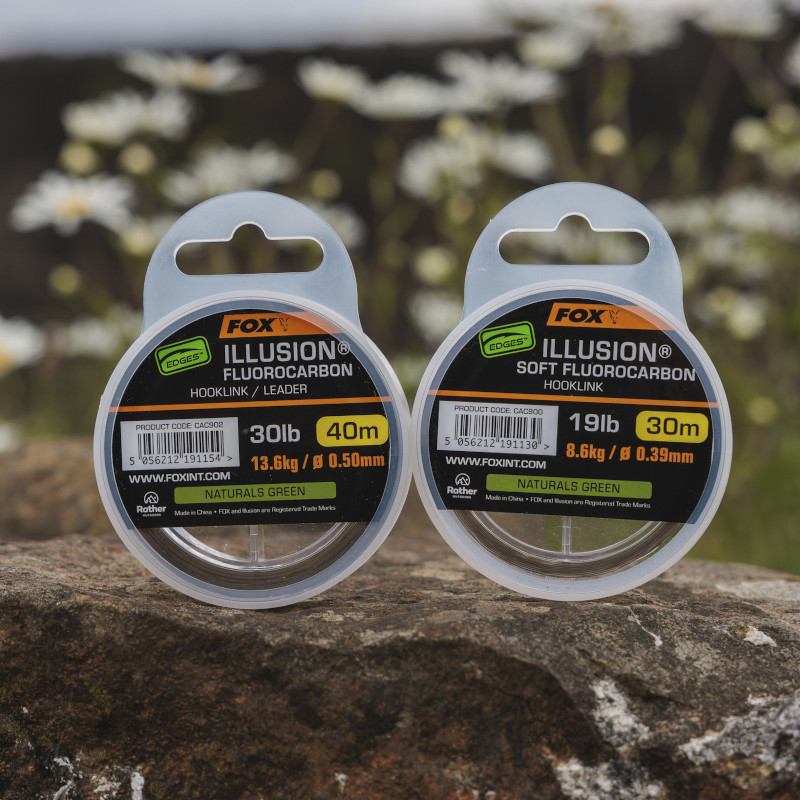 Fox Edges Illusion Fluorocarbon Hooklink/Leader Material 40m - £14.99