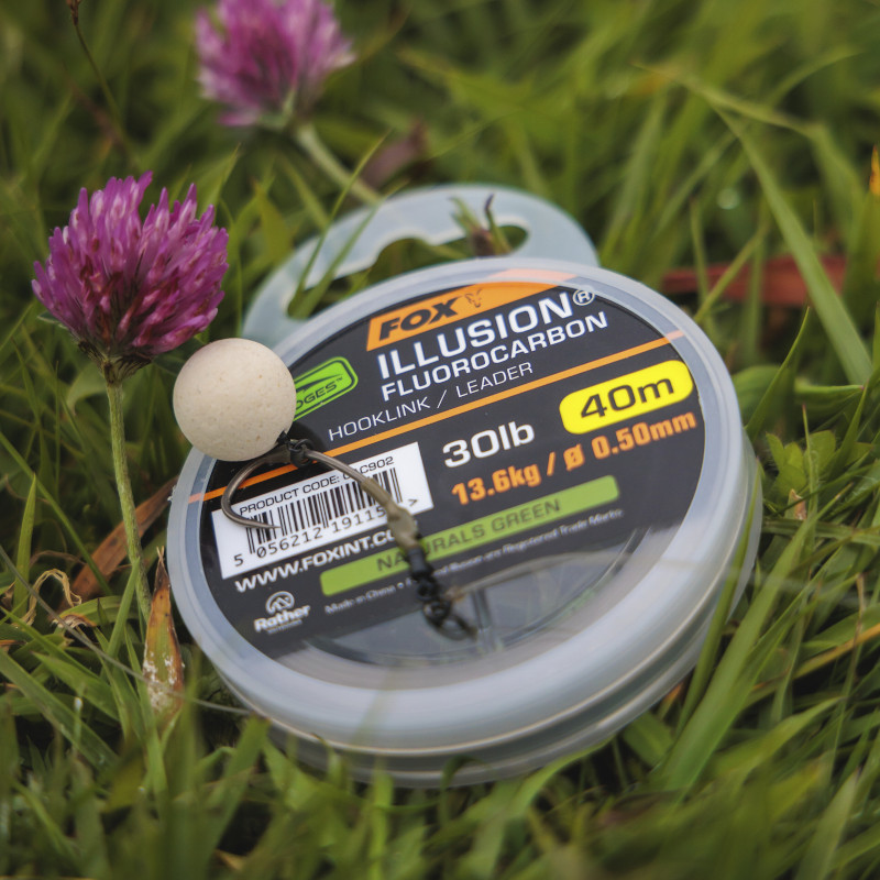 Fox Edges Illusion Fluorocarbon Hooklink/Leader Material 40m - £14.99