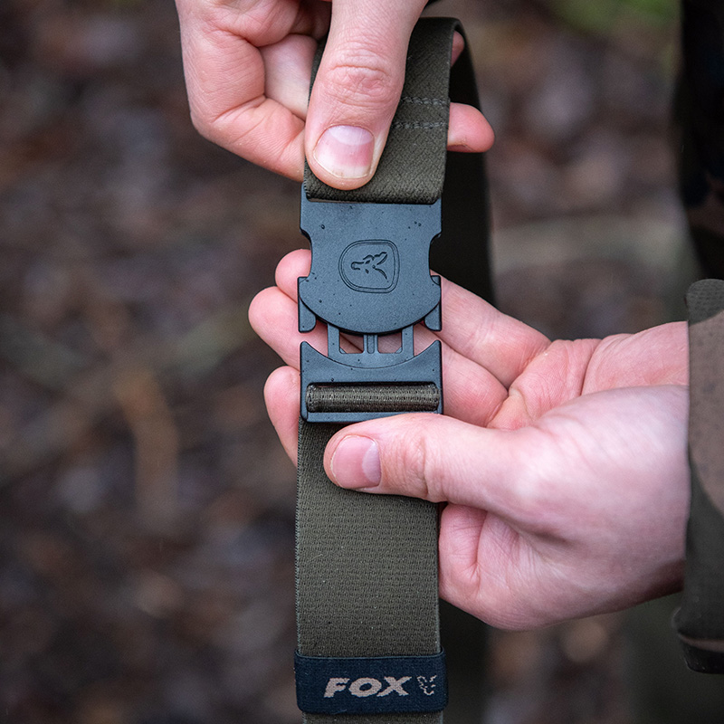 Fox Khaki Elasticated Belts - £14.99