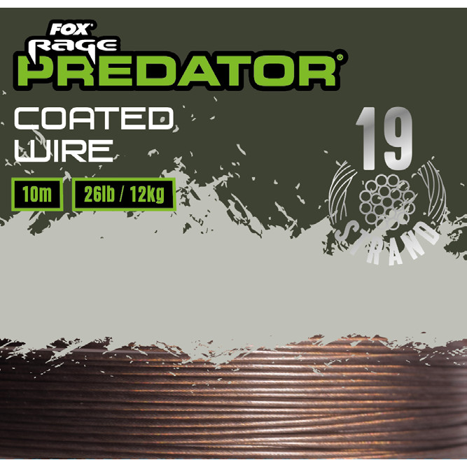 Fox Rage Predator 19 Strand Coated Steel Wire 10m - £12.99