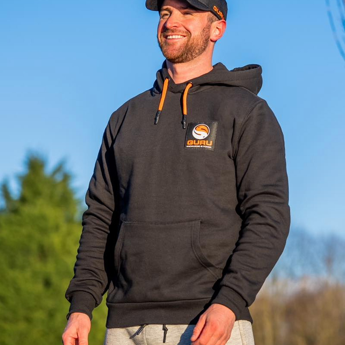 Guru Black Patch Hoodies - £35.99