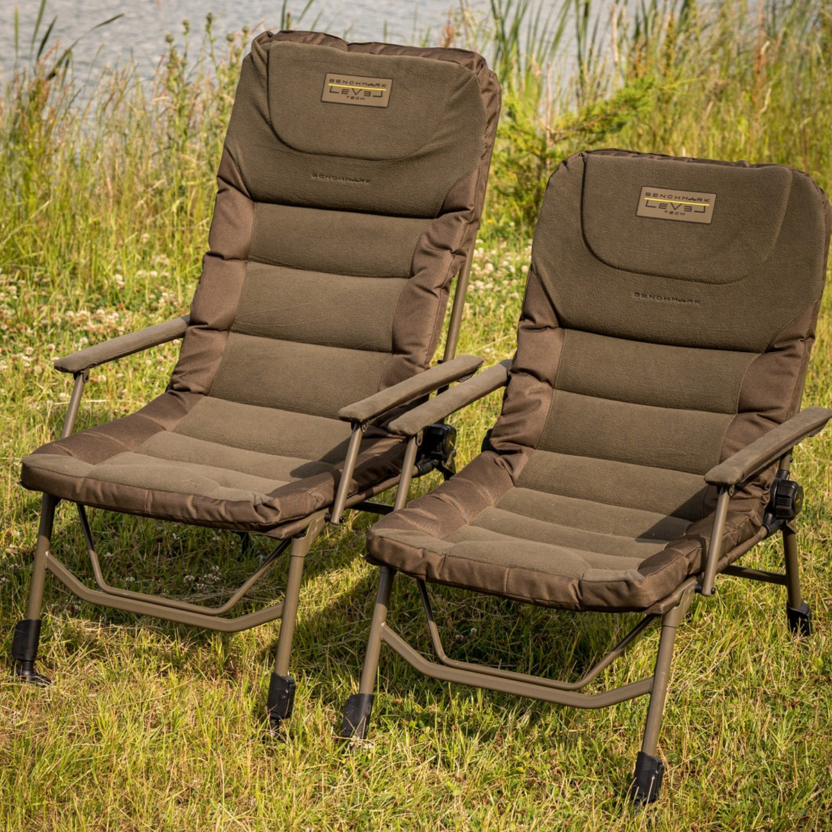 Avid Carp Benchmark Leveltech Hi-Back Recliner Chair - £164.99