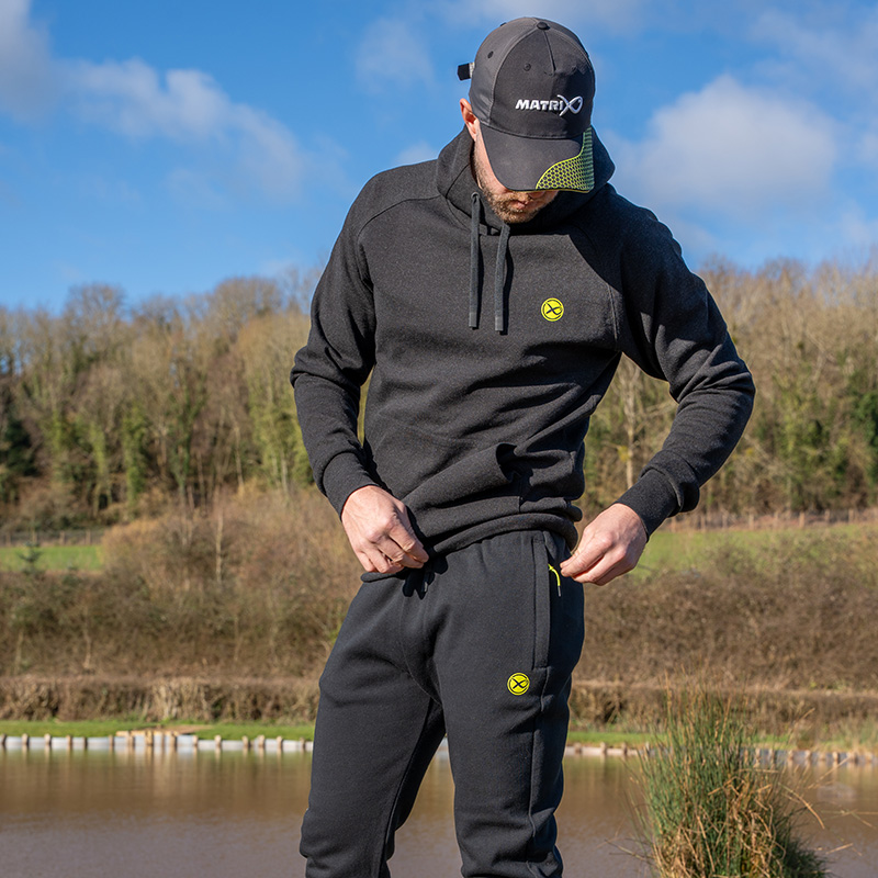 Matrix Black Marl Hoodies - £44.99