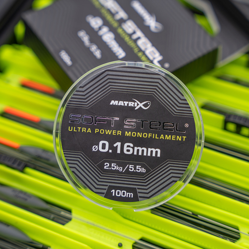 Matrix Soft Steel Ultra Power Monofilament 100m - £4.99
