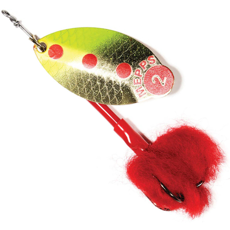 Mepps Lusox Fluoro Yellow Spinners - £4.99