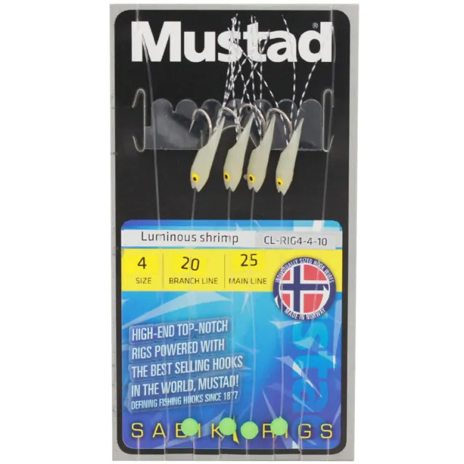 Mustad Luminous Shrimp Rig - £2.49