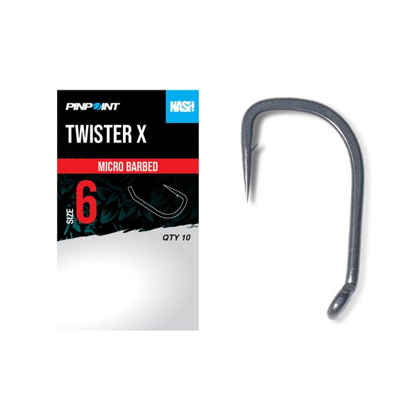 Nash Pinpoint Twister X Micro Barbed Hooks - £5.59