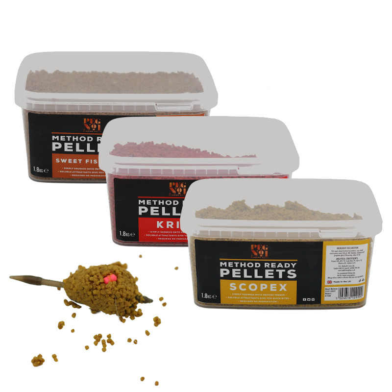 Peg No.1 Method Ready Pellets 1.8Kg - £9.99