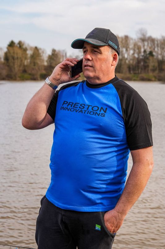 Preston Innovations Lightweight Blue Raglan T-Shirt - £17.99