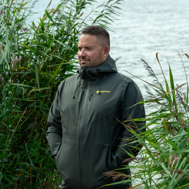 Ridge Monkey APEarel ThermaPro Waterproof Shell Coat Green - £84.99