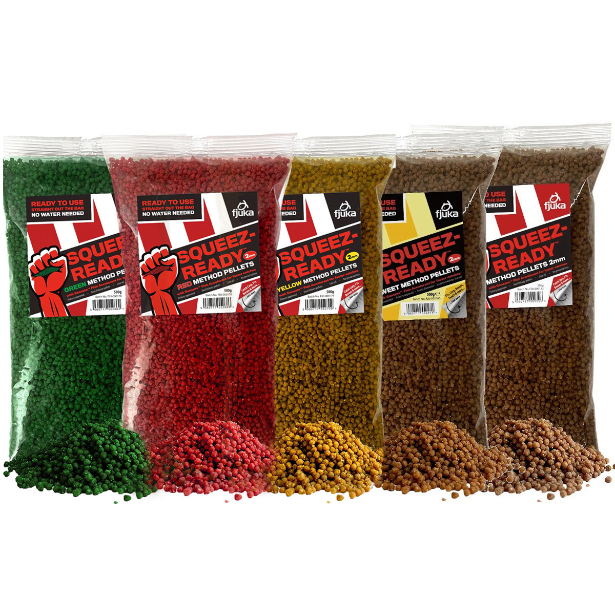 Fjuka Squeez Ready Method Pellets 2mm - £1.99
