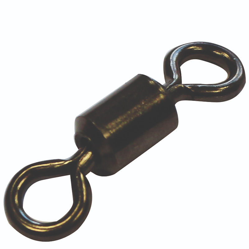 Sakuma Black Round Eye Rolling Swivels - £1.39