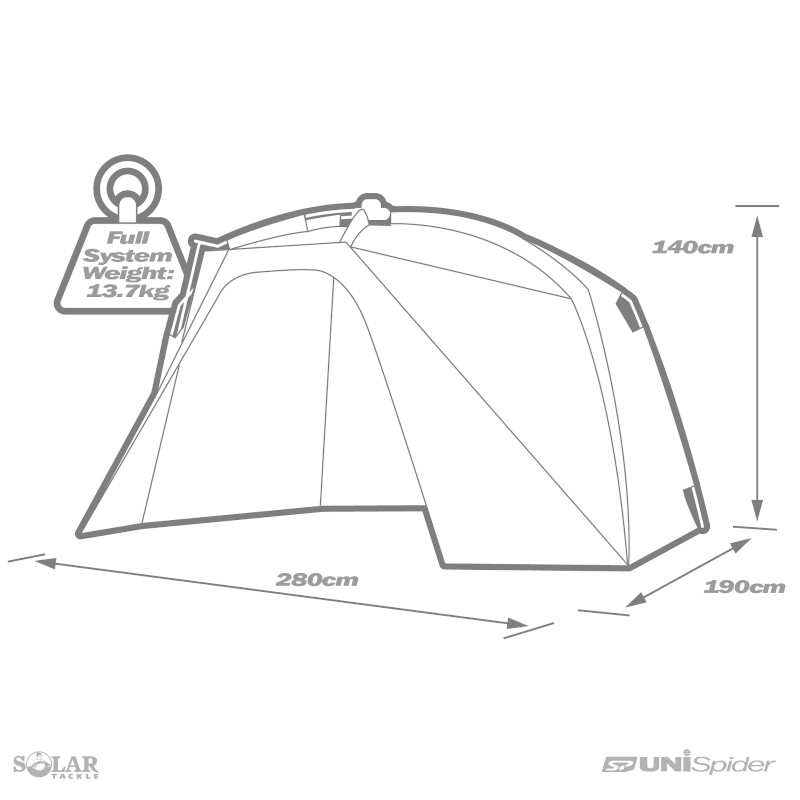 Solar Tackle SP Uni Spider Bivvy System Bundle - £682.99