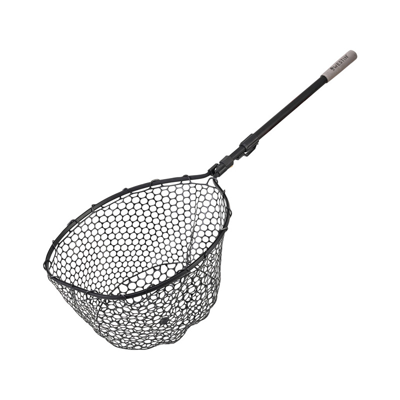 Westin W3 C&R Adjustable Full Rubber Mesh Landing Net - £44.99
