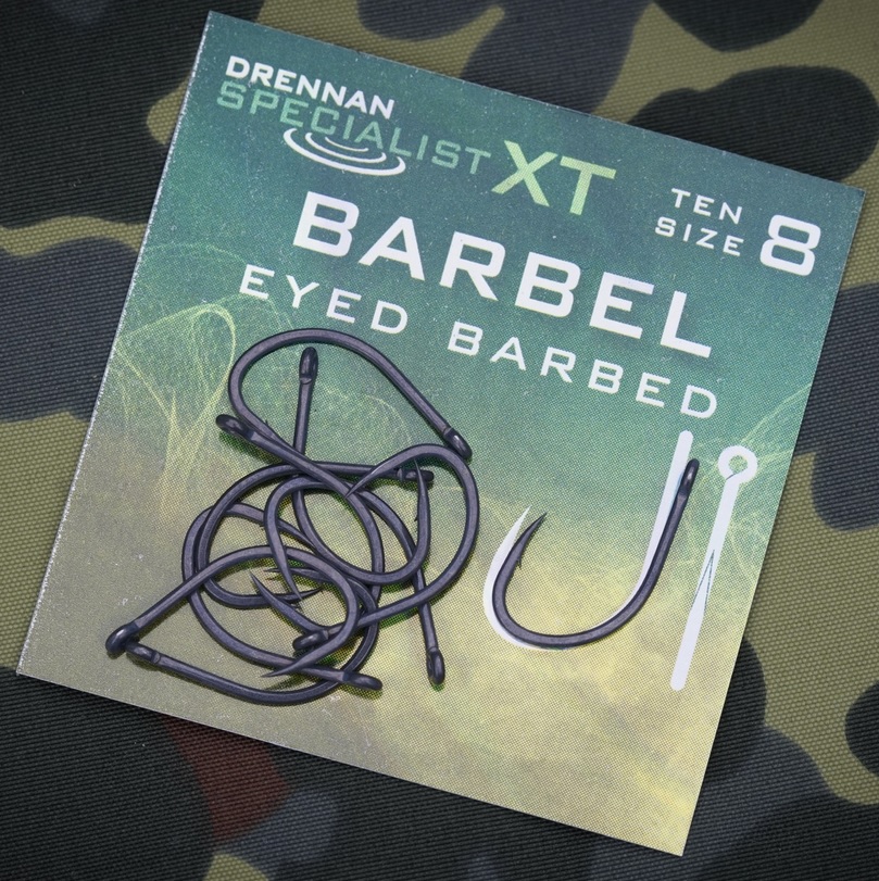 Drennan Specialist XT Barbel Barbed Eyed Hooks - £2.45