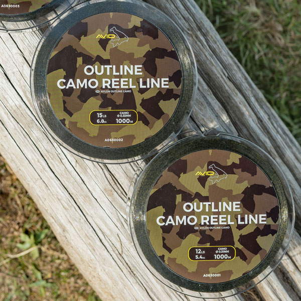 Avid Carp Outline Camo Reel Line 1000m - £22.99