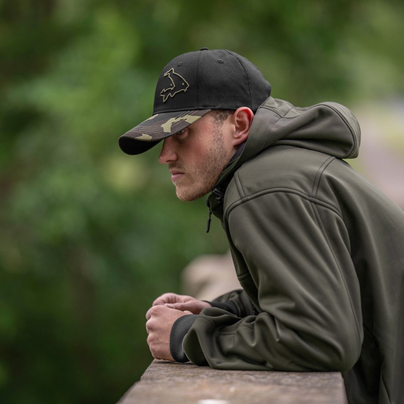 Avid Carp Black & Camo Cap - £7.99