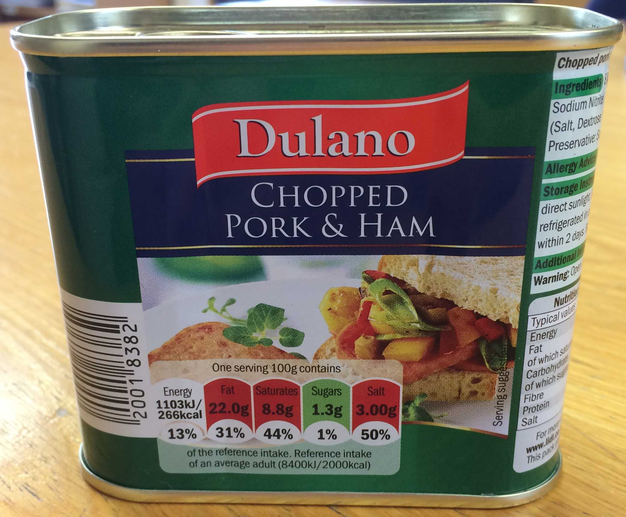 Dulano Chopped Pork & Ham 300g - £1.99