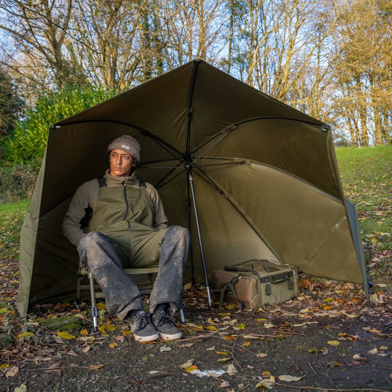 Korum Progress Graphite Brolly Shelter 50inch - £89.99