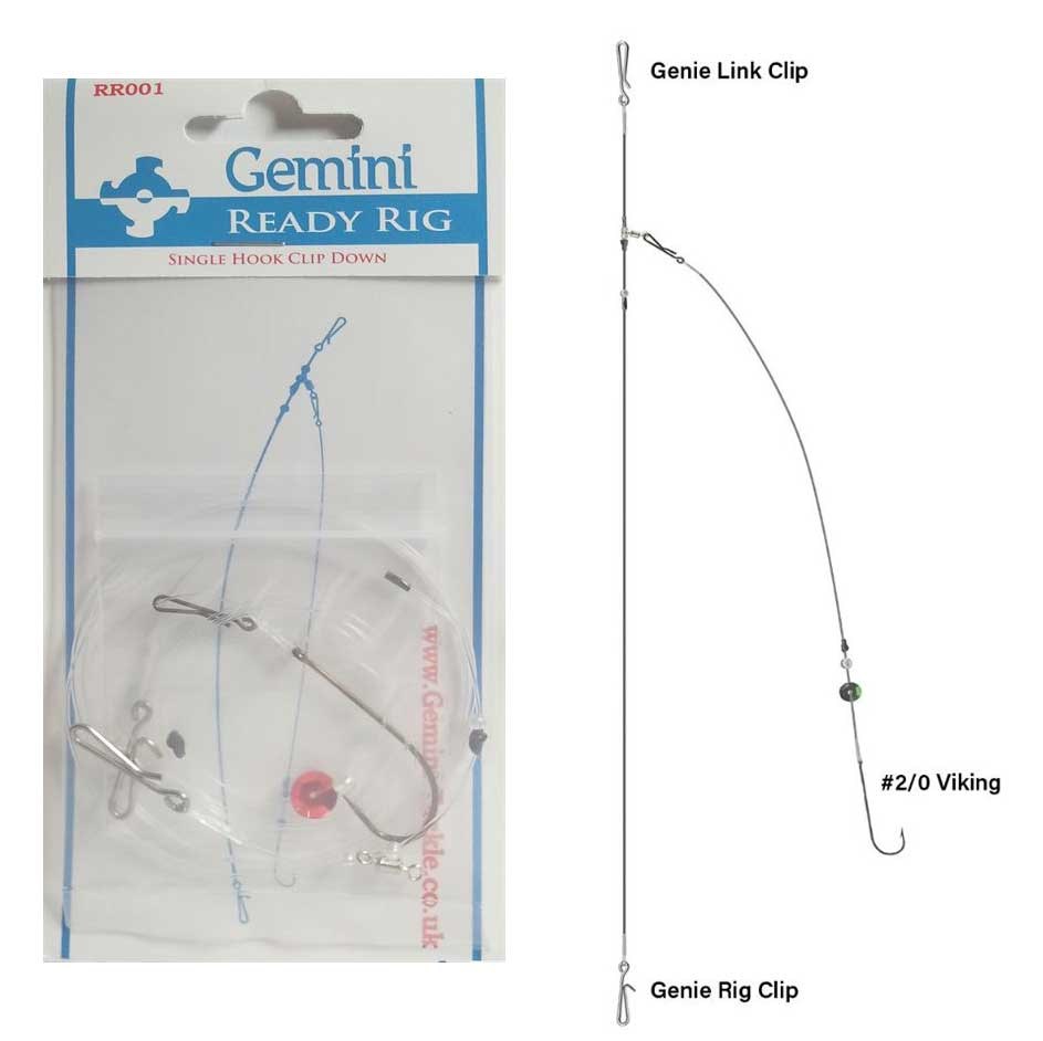 Gemini Single Hook Clip Down Ready Rig - £2.99