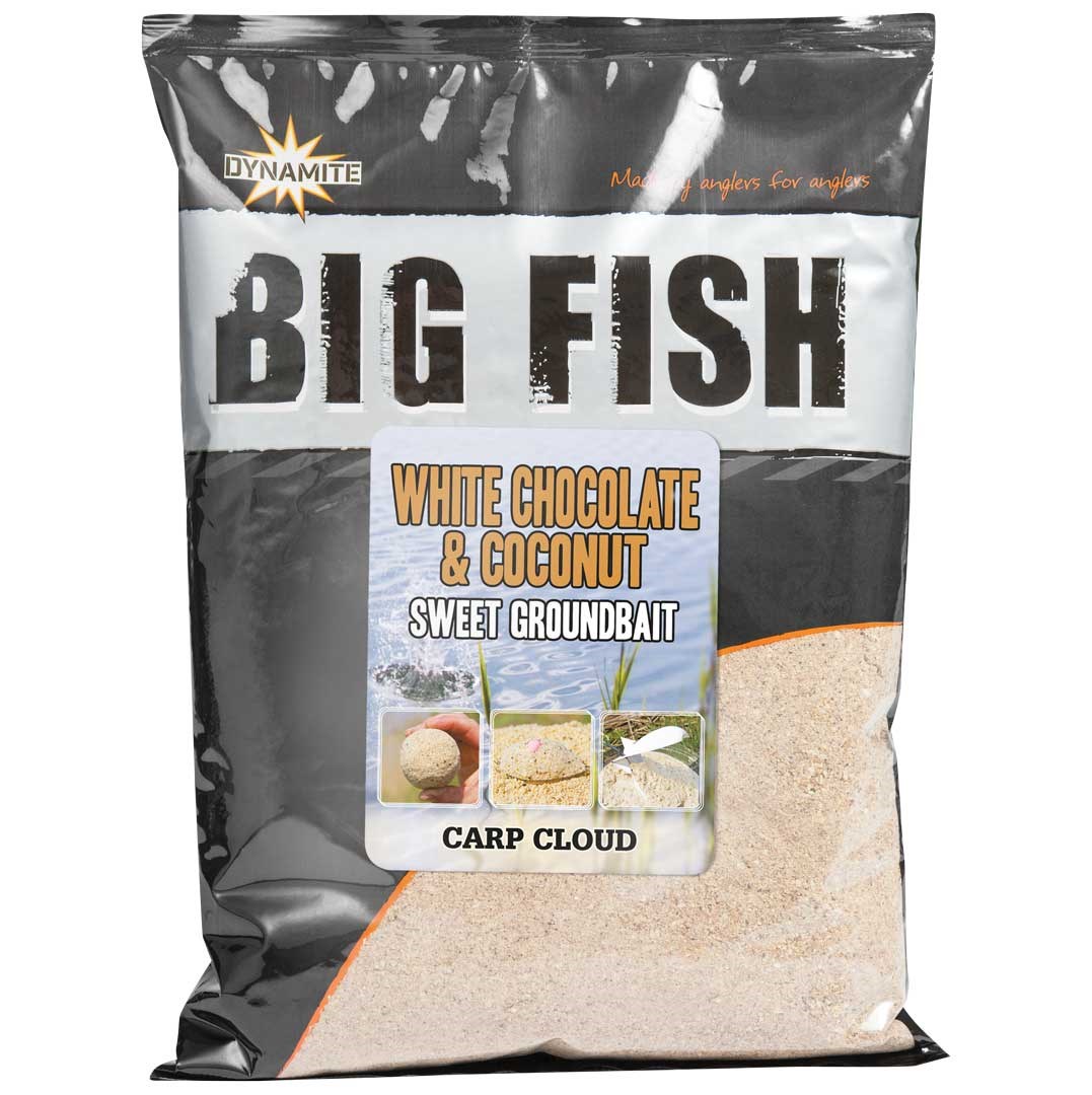 Dynamite Baits Big Fish White Chocolate & Coconut Sweet Groundbait - £4.49