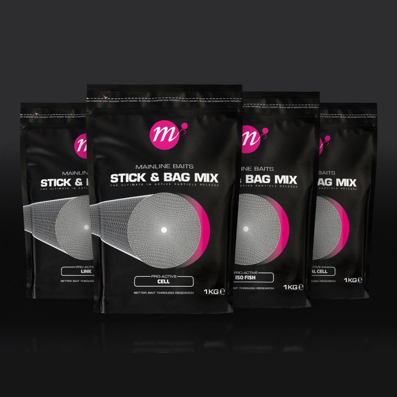 Mainline Pro Active Stick & Bag Mix 1kg - £7.45