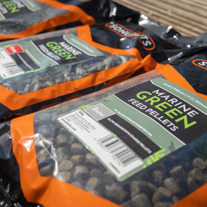 Sonubaits Marine Green Feed Pellets 900g - £5.49