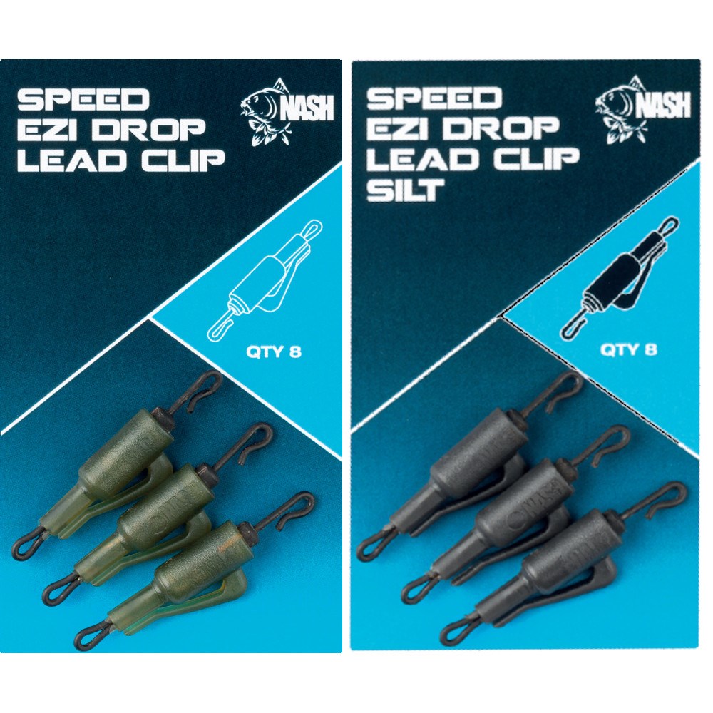 Nash Speed Ezi Drop Lead Clips - £2.49