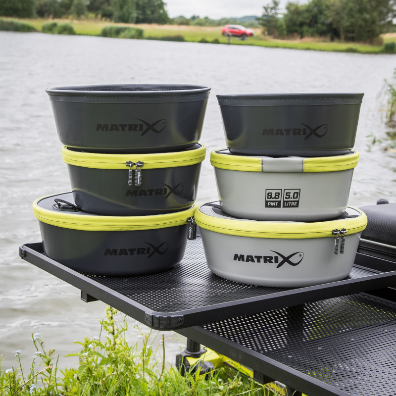 Matrix EVA Moulded Bowls With Lids - £19.99