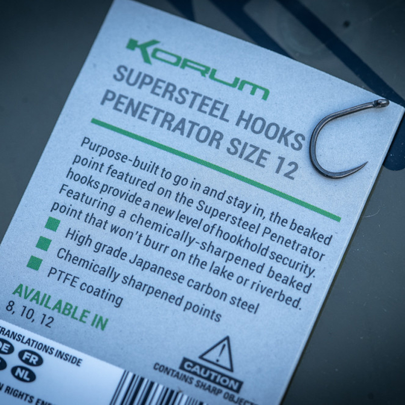 Korum Supersteel Penetrator Hooks - £0.99