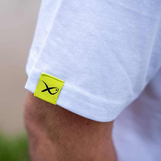 Matrix White Hex Print T-Shirt - £10.49