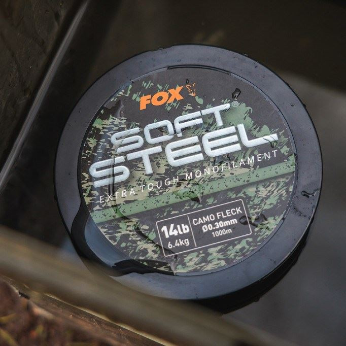 Fox Soft Steel Fleck Camo Mono 1000m - £19.99