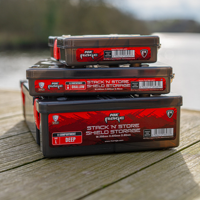 Fox Rage Stack N Store Shield Deep Storage Boxes - £9.99