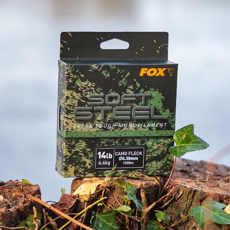 Fox Soft Steel Fleck Camo Mono 1000m - £19.99