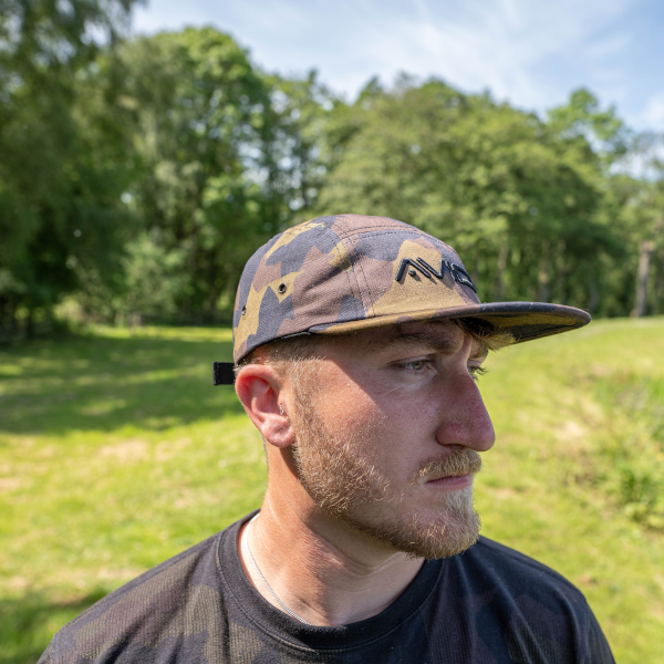 Avid Carp Camo 5 Panel Cap - £5.49