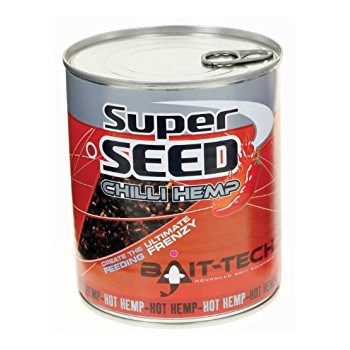 Bait-Tech Super Seed Chilli Hemp Tins - £2.29