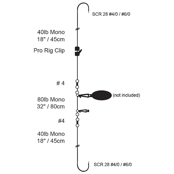 Cox & Rawle Cod Rig 4/0 - £4.29