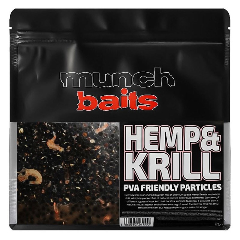Munch Baits Hemp & Krill 2kg - £6.99