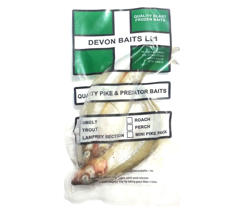 Devon Baits Frozen Smelt Small - £5.79