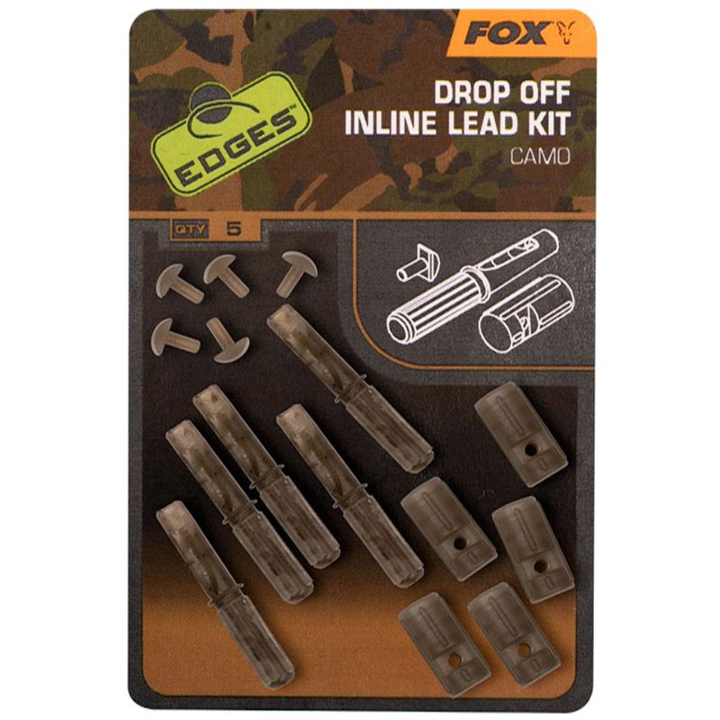 Fox Edges Camo Drop Off Inline Lead Kit - £5.99