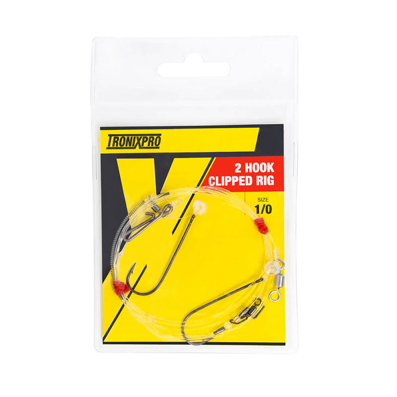 TronixPro Hand Tied 2 Hook Clipped Rigs - £4.99